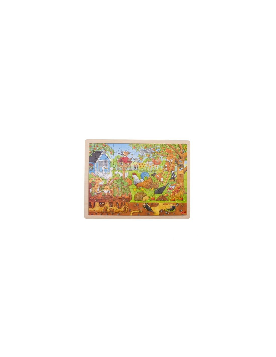 Puzzle - Naše zahrádka na zemi i pod zemí