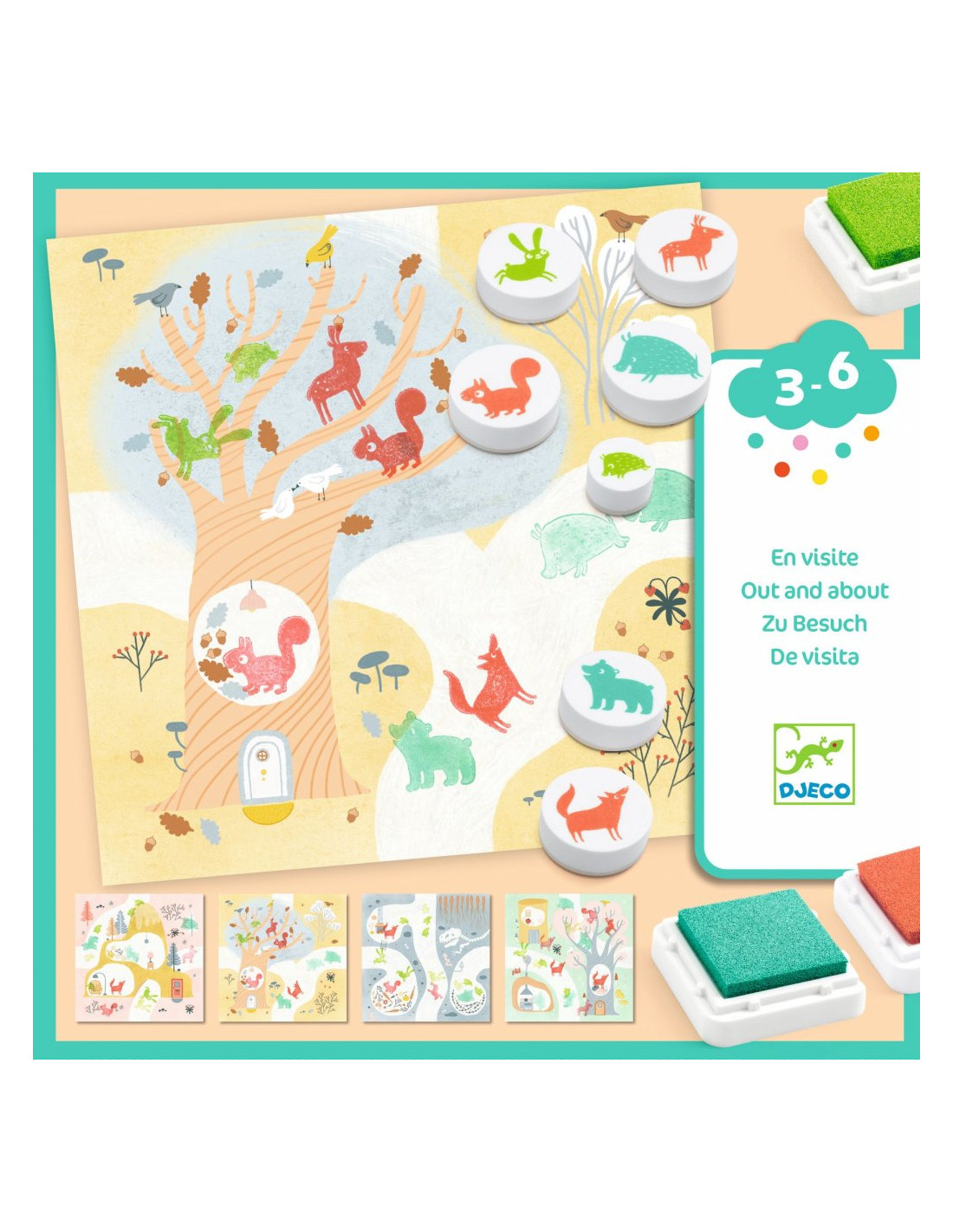 Dětská razítka, tvoření s razítky | MontessoriHračky.cz